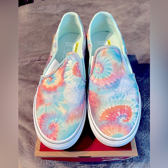 Vans | Shoes | Vans Tie Dye Slip On Shoes | Poshmark